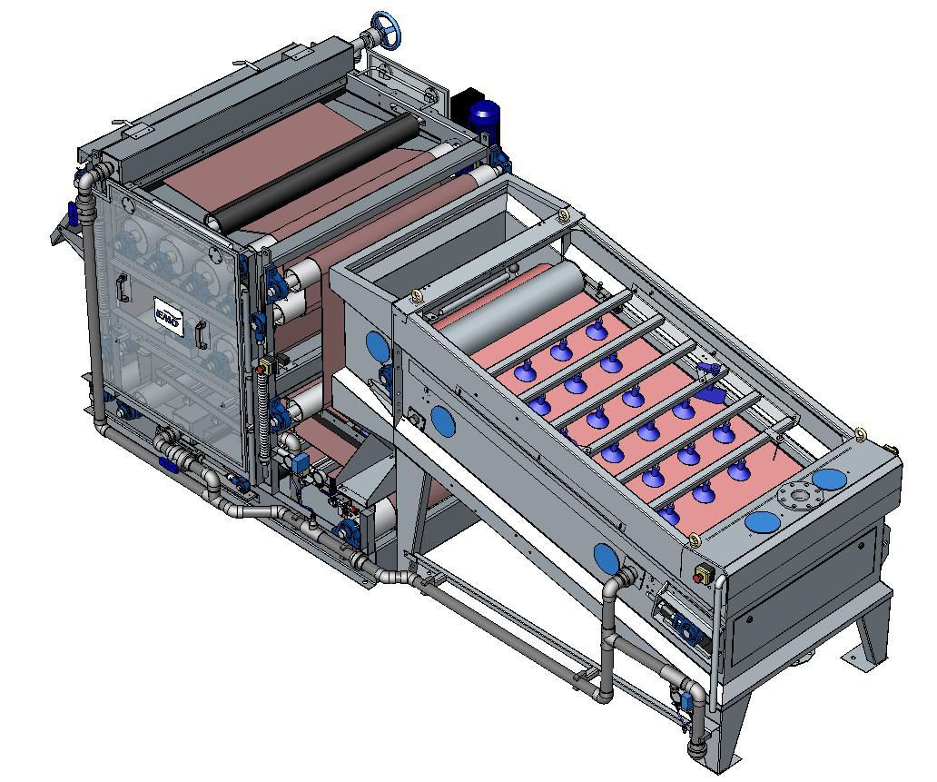 Essiccatore per fango - max. 40 m³/h | 100000, SD, MD - EMO SAS