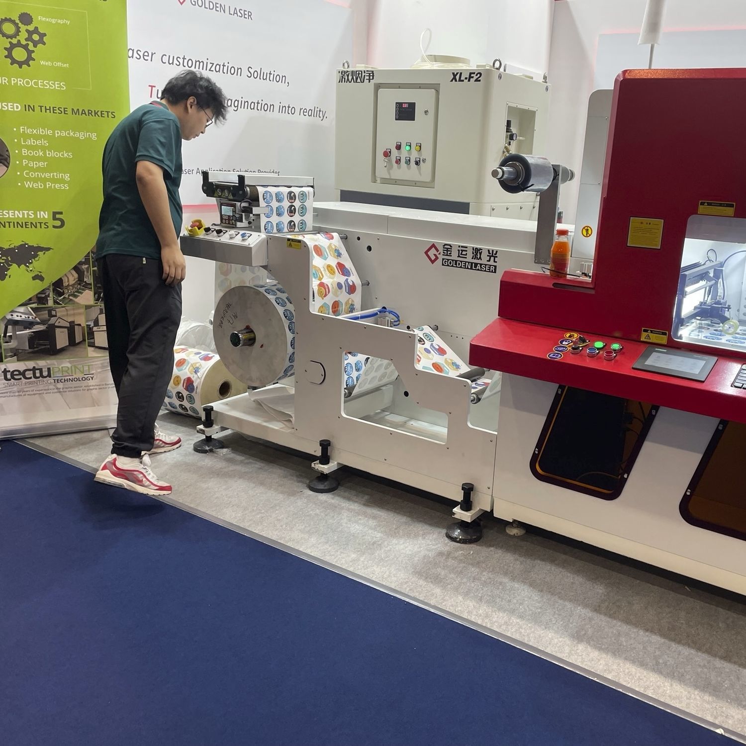 Macchina di finitura laser - TEC-LASER LC-350 - TECTUPRINT - di taglio / lineare / orizzontale