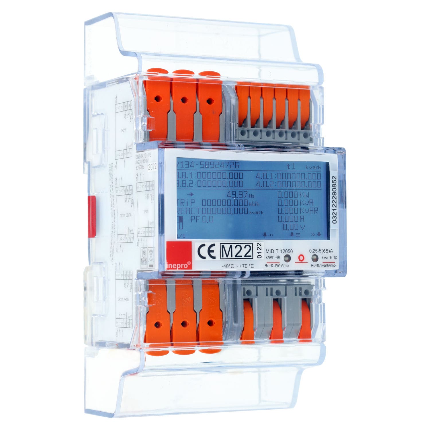 Contatore di energia elettrica trifase - Ambition 4PU - inepro Metering ...