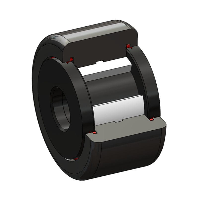 Perno folle con rullini - BYR series - ACCURATE BUSHING - in plastica