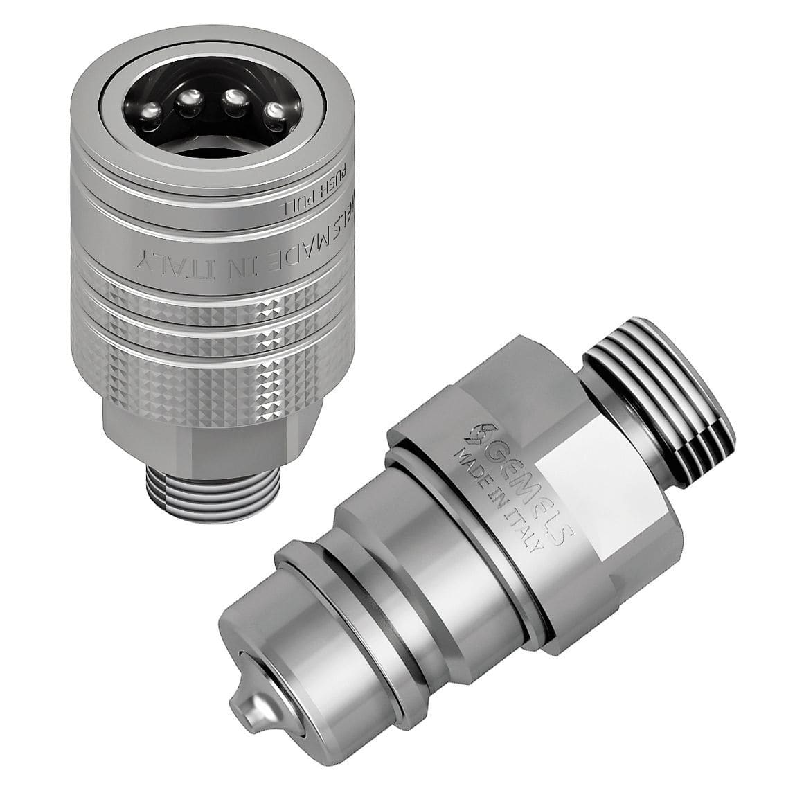 Raccordo idraulico - PUSH PULL - Gemels S.p.A. - rapido / ISO / in ...