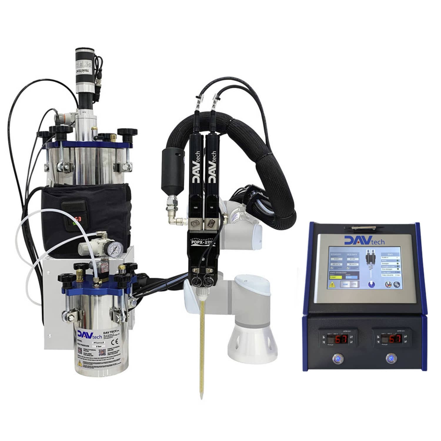 Sistema di dosaggio bicomponente - DAV TECH Srl - di resine bicomponenti / volumetrico ...