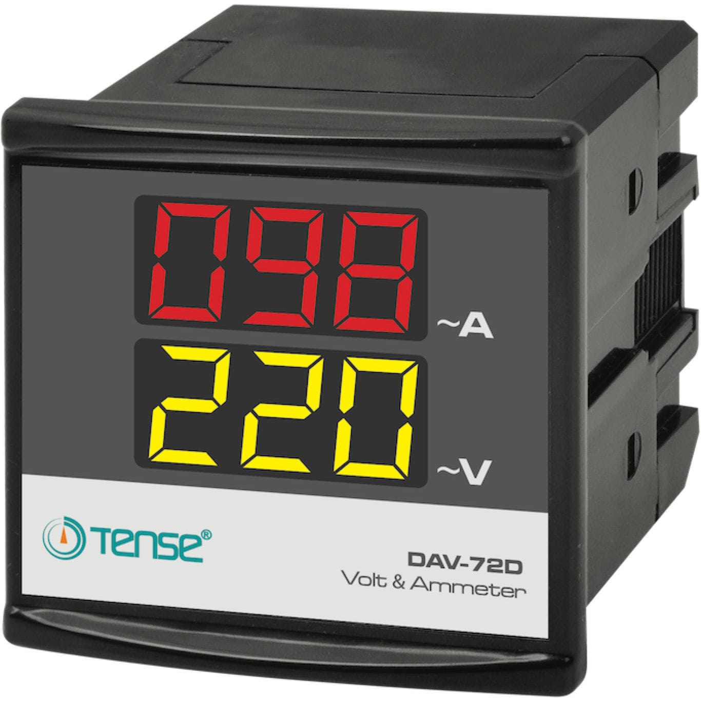 Voltmetro con amperometro - DAV-72D - Tense Electronic - digitale ...