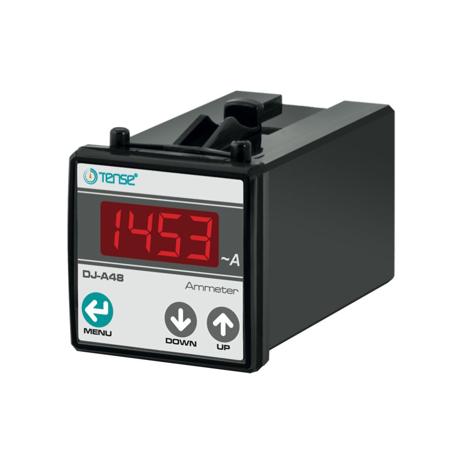 Amperometro AC - DJ-A48 - Tense Electronic - digitale / montato su pannello