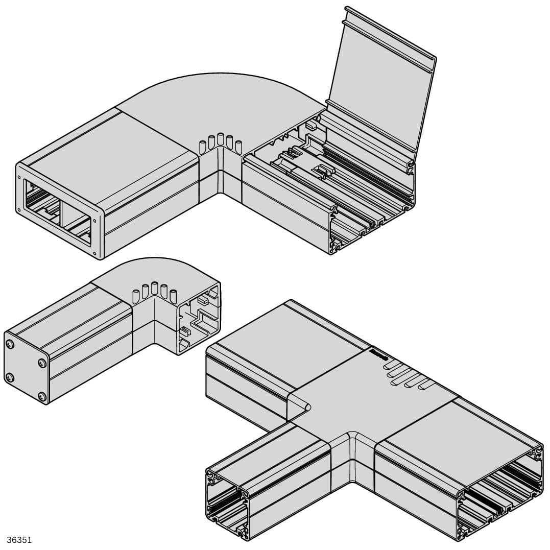 Canalina porta cavi in PVC - 3842552268 - Bosch Rexroth - Assembly ...