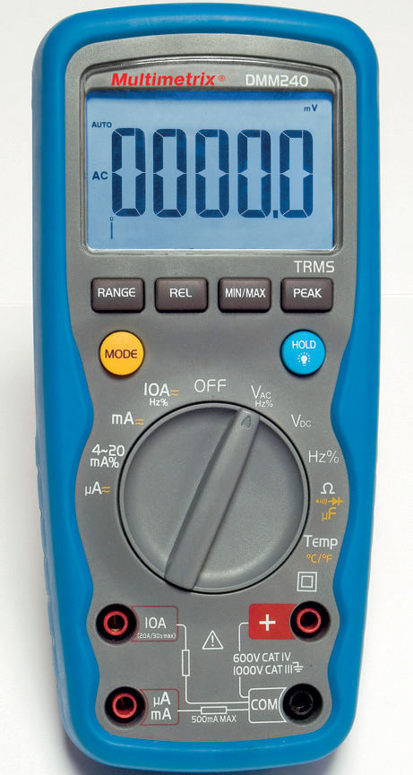 Multimetro digitale - DMM 240 - MULTIMETRIX - portatile / 1000 V / cat III