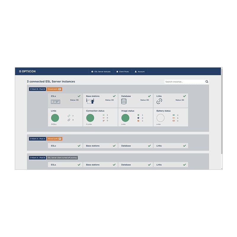 Software di interfaccia - ESL - OPTICON - di programmazione di ...