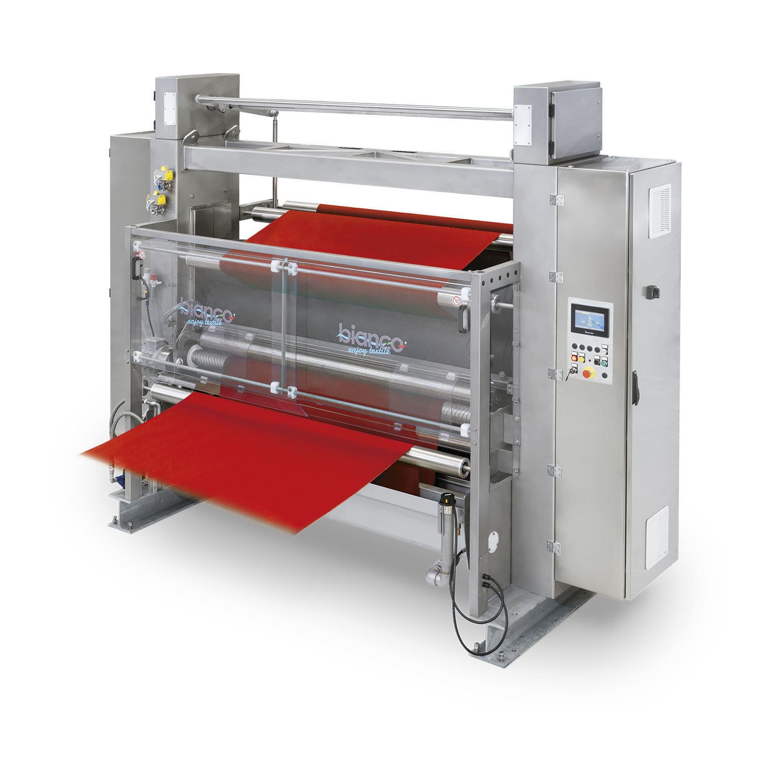 Pressa idropneumatica - Bianco - a compressione / compatta / per tessili