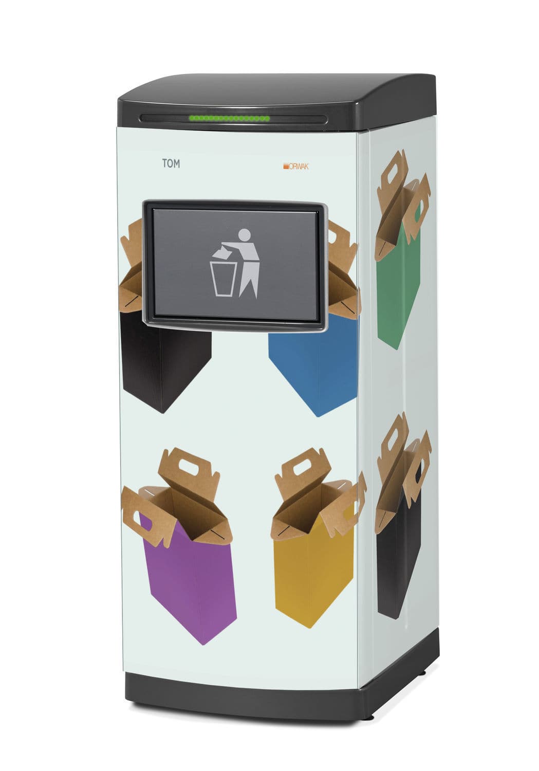 Compattatore per rifiuti misto - TOM - Orwak AB