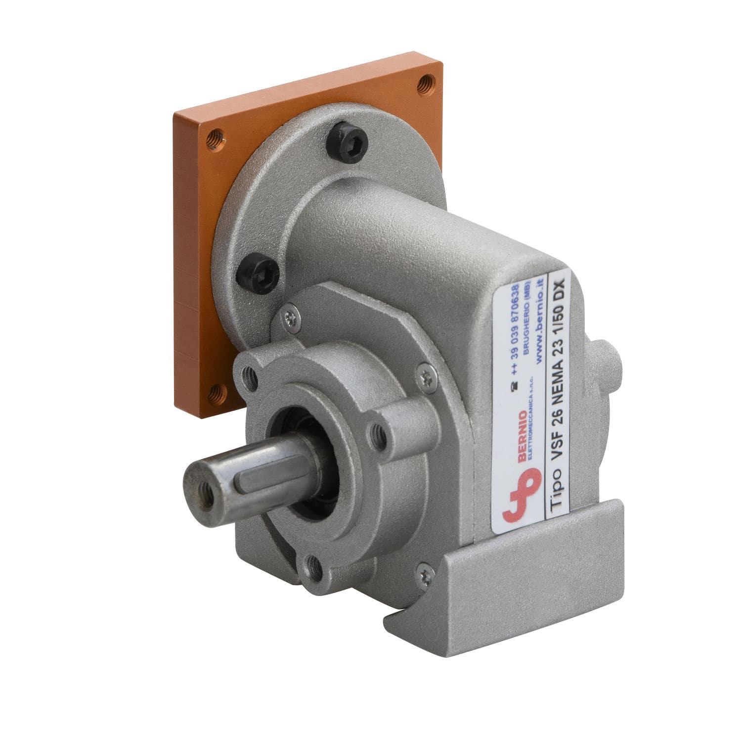 Riduttore NEMA 23 - VSF 26 - BERNIO ELETTROMECCANICA s.n.c. - a vite ...