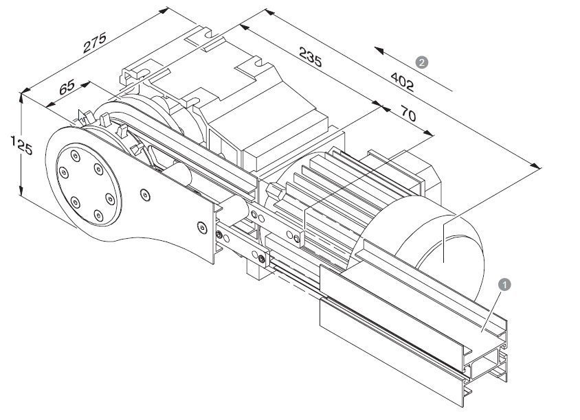 Sistema di trasporto per multiprodotti - Direct drives CS 065 SL - MS ...