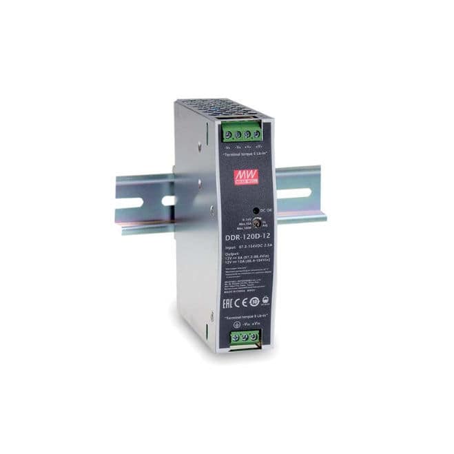 Convertitore DC/DC su guida DIN - DDR-120 series - Mean Well - range di ...