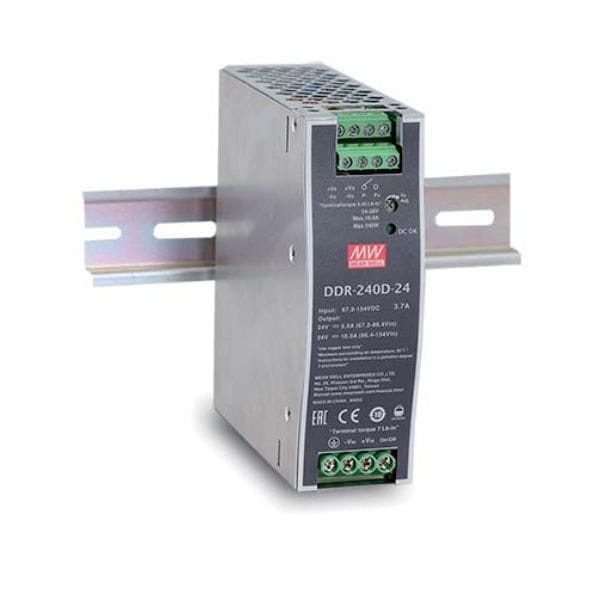 Convertitore DC/DC su guida DIN - DDR-240 series - Mean Well - range di ...