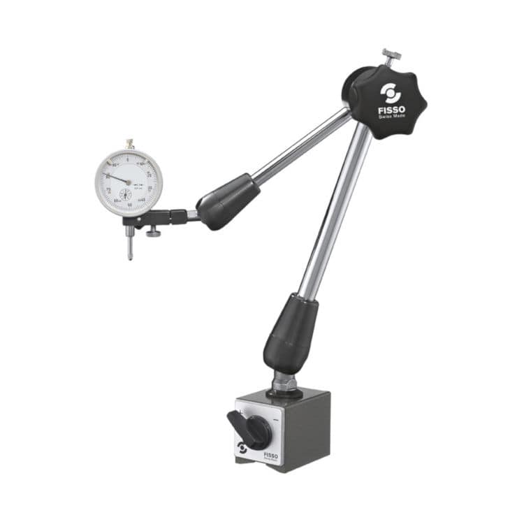 Supporto di comparatore articolato - 4400-45 F + SM - Fisso - con base ...