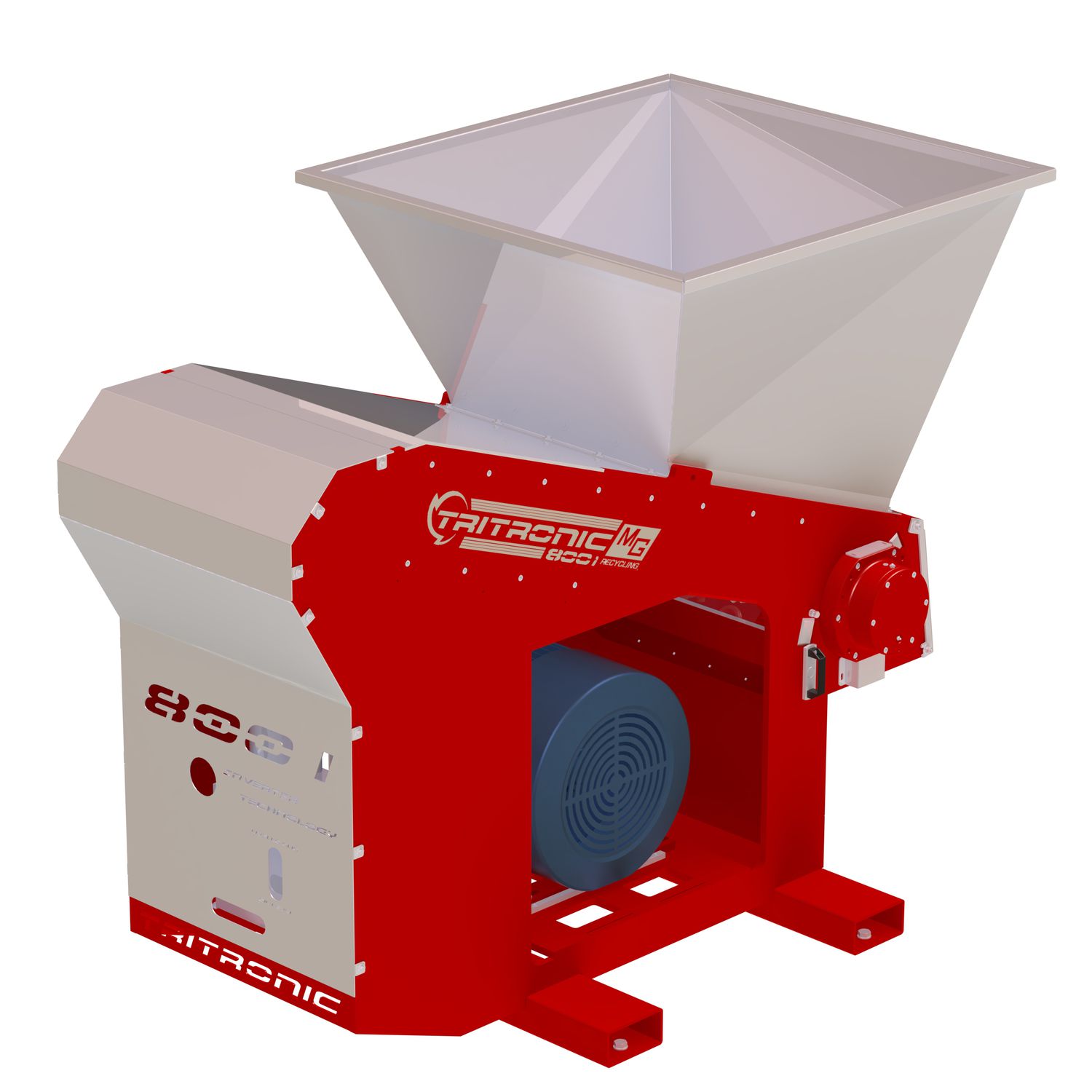 Trituratore monoalbero - TRITRONIC 800 - MG RECYCLING SRL - per cavi