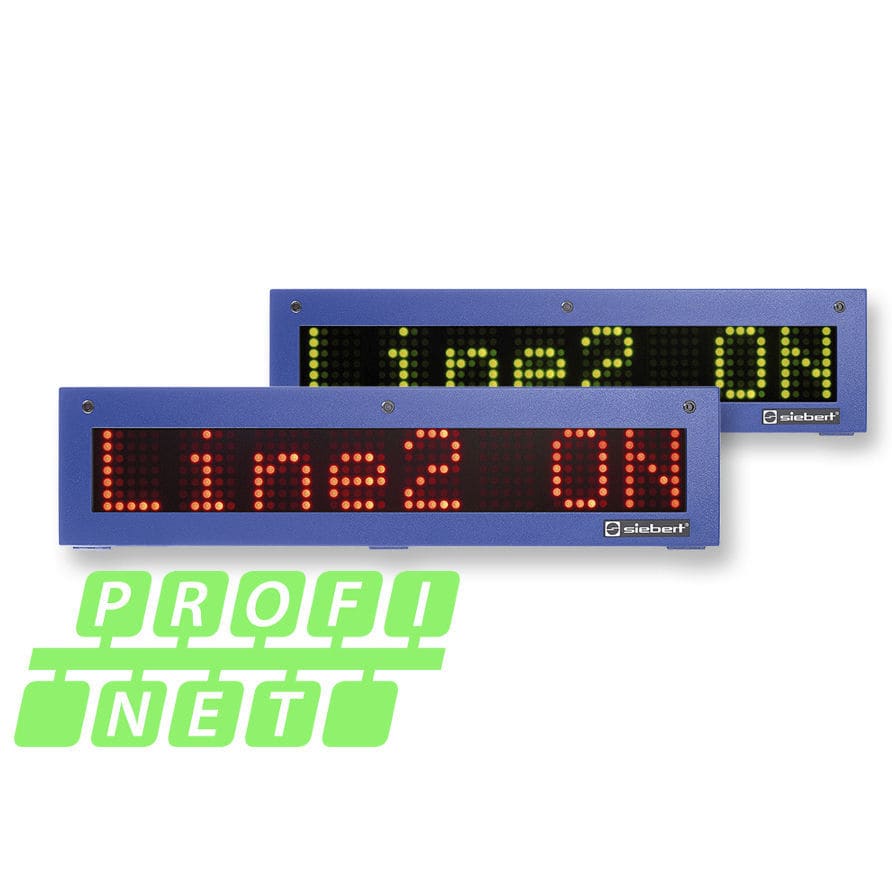 Display ProfiNet - SX302 Profinet - Siebert Industrieelektronik GmbH ...