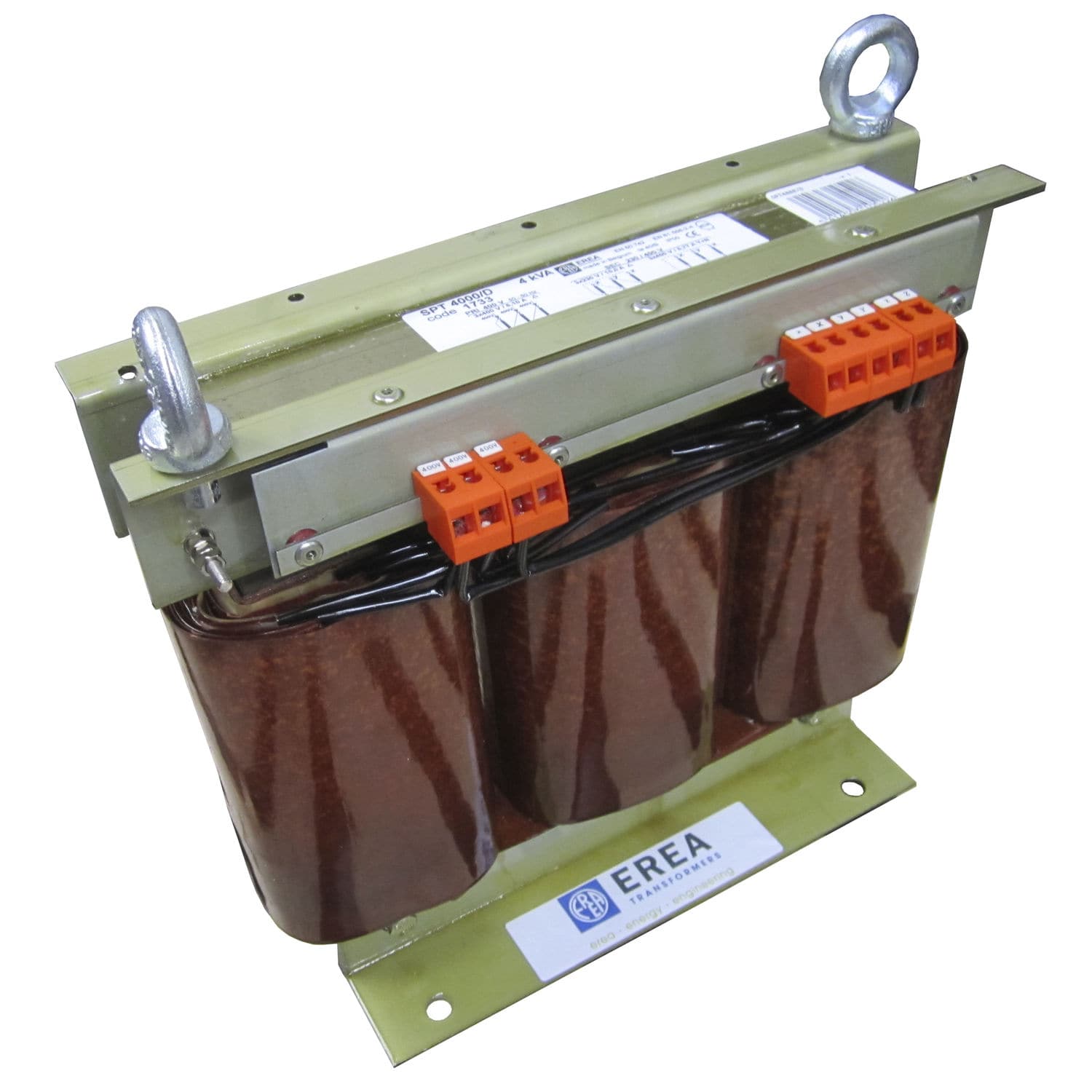 Trasformatore di potenza - SPT4000/D - EREA Transformers - di isolamento / a secco / per ...