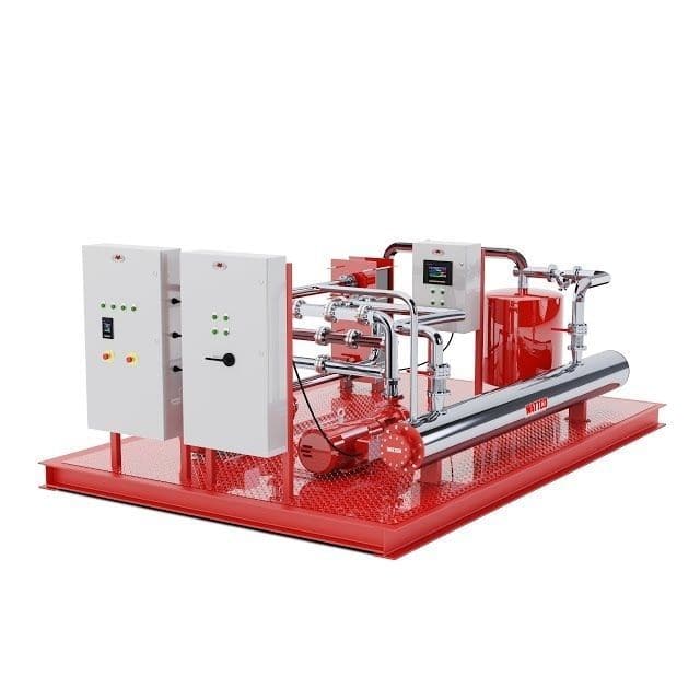 Sistema di riscaldamento per controllo ambientale - WATTCO - d'aria