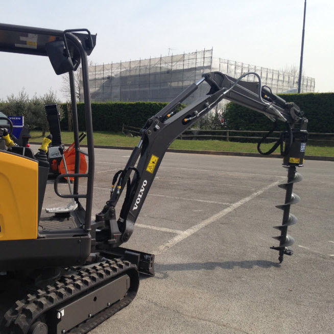 Trivella idraulica - TR series - Toroloco Srl - per escavatore / elicoidale