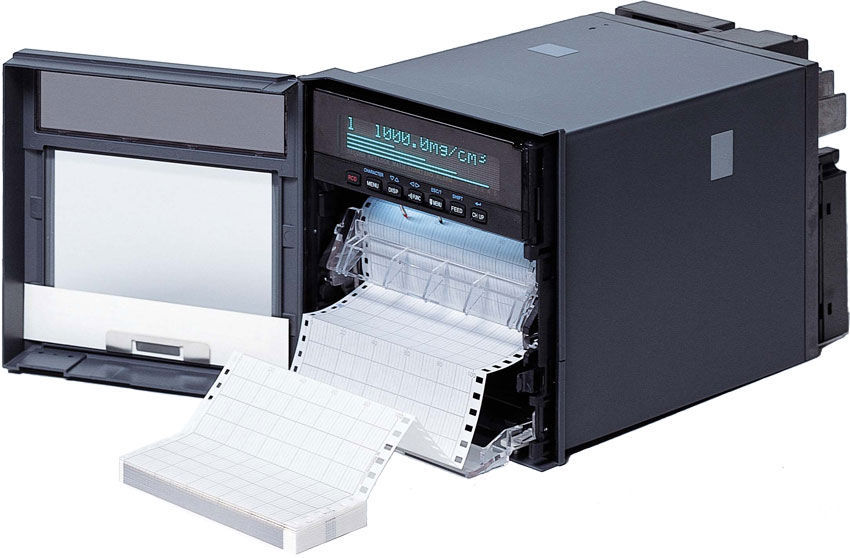 Registratore con carta - µR series - YOKOGAWA Europe - a nastro / portatile