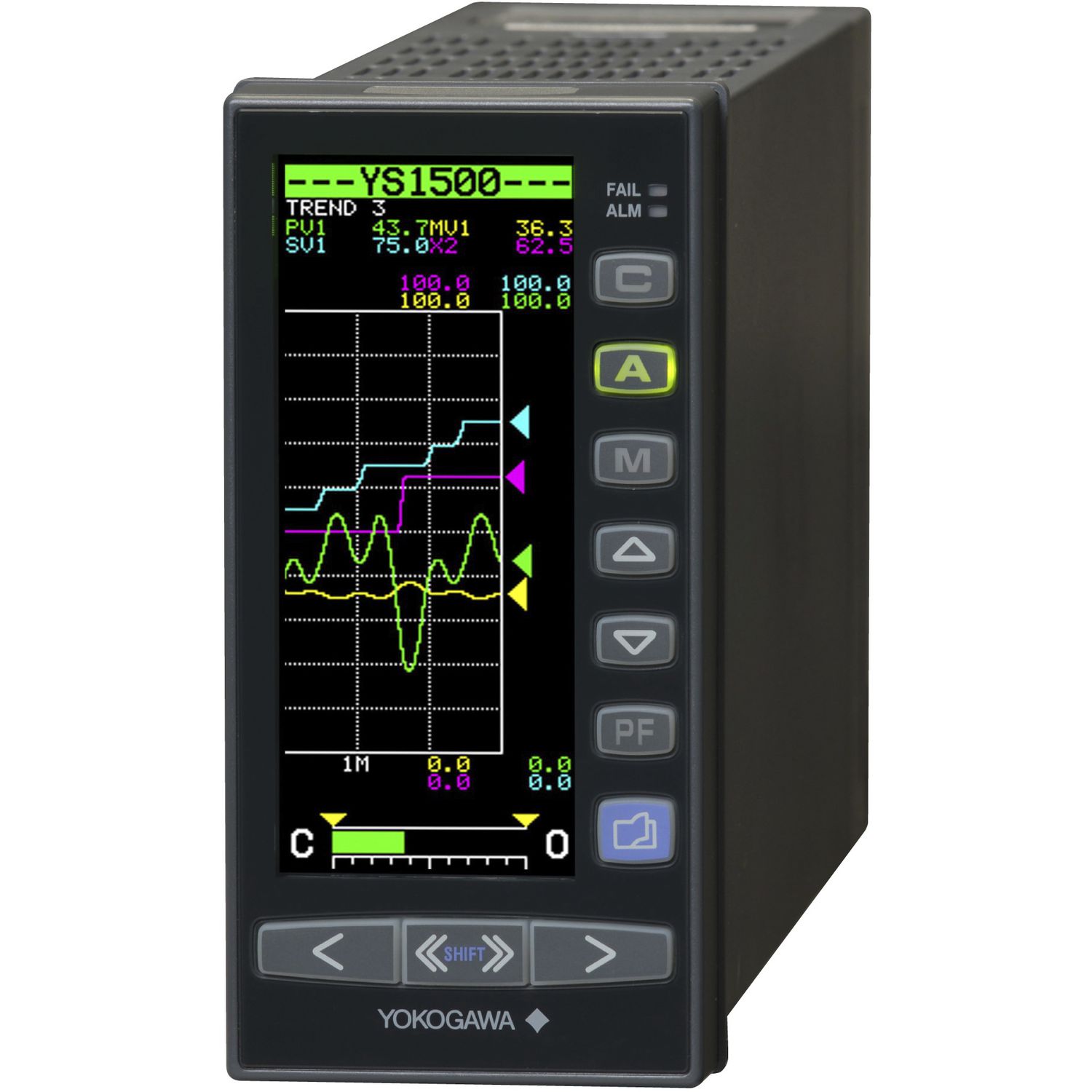 Controllore PID indicatore - YS1500 - YOKOGAWA Europe - da montare su ...