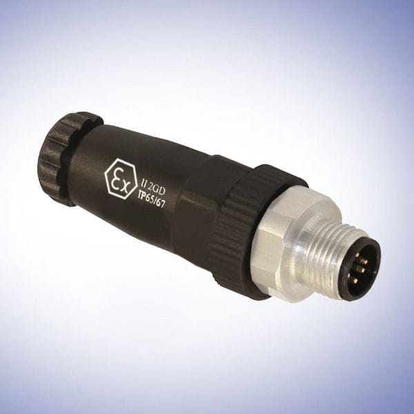 Connettore M12 - 12FC-ATEX, 12MC-ATEX series - H.T.P. - RF / DIN / diritto