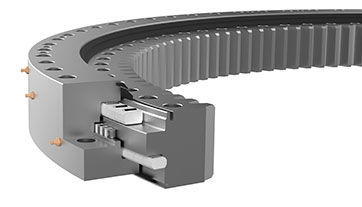 Ralla di orientamento a dentatura interna - TYPE 7000 - Rotis - a sfere ...