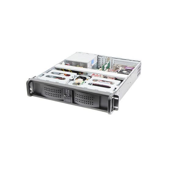 Case per PC per rack - RCK-204MB - AICSYS Inc - 19" / 2U / 4 slot