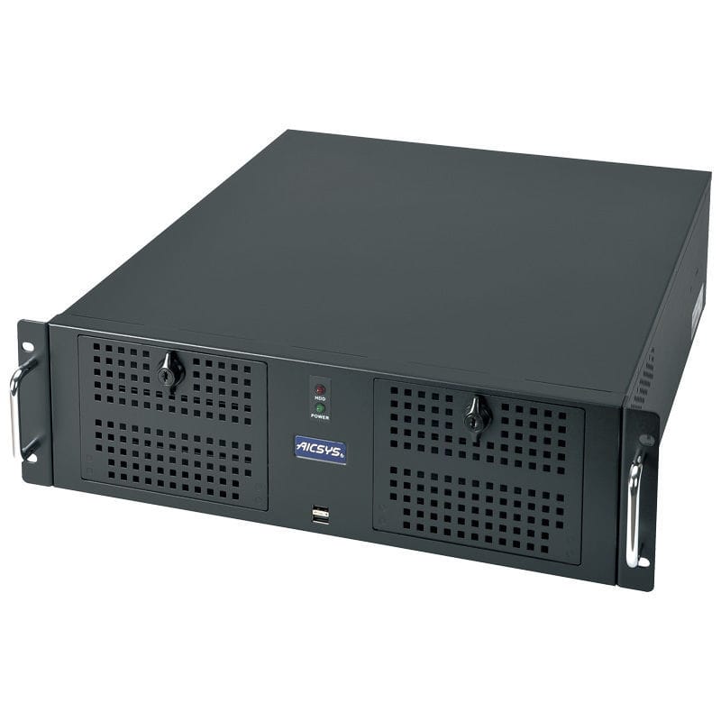 Case per PC per rack - RCK-308M2 - AICSYS Inc - 19" / 3U / 2U