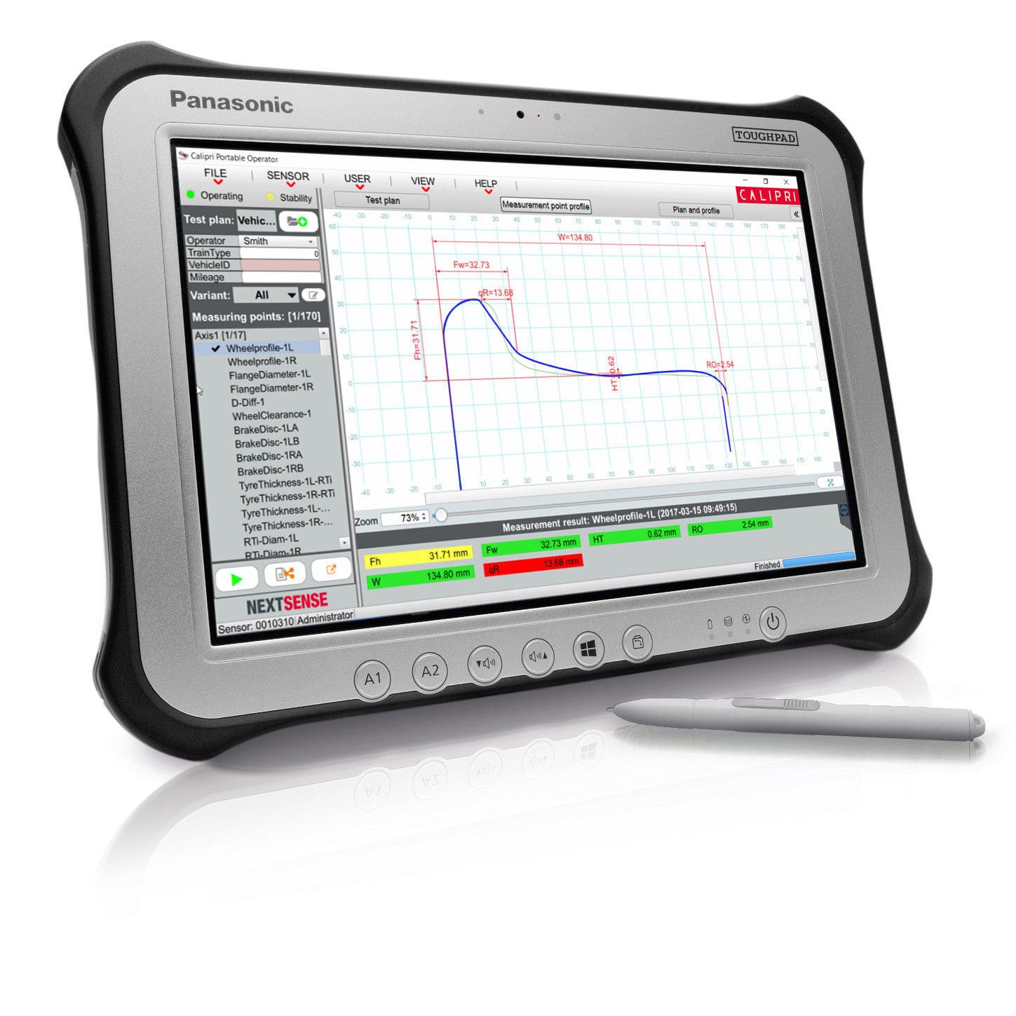 Profilometro ottico - C41/C42 - NEXTSENSE GmbH - laser / di geometria ...