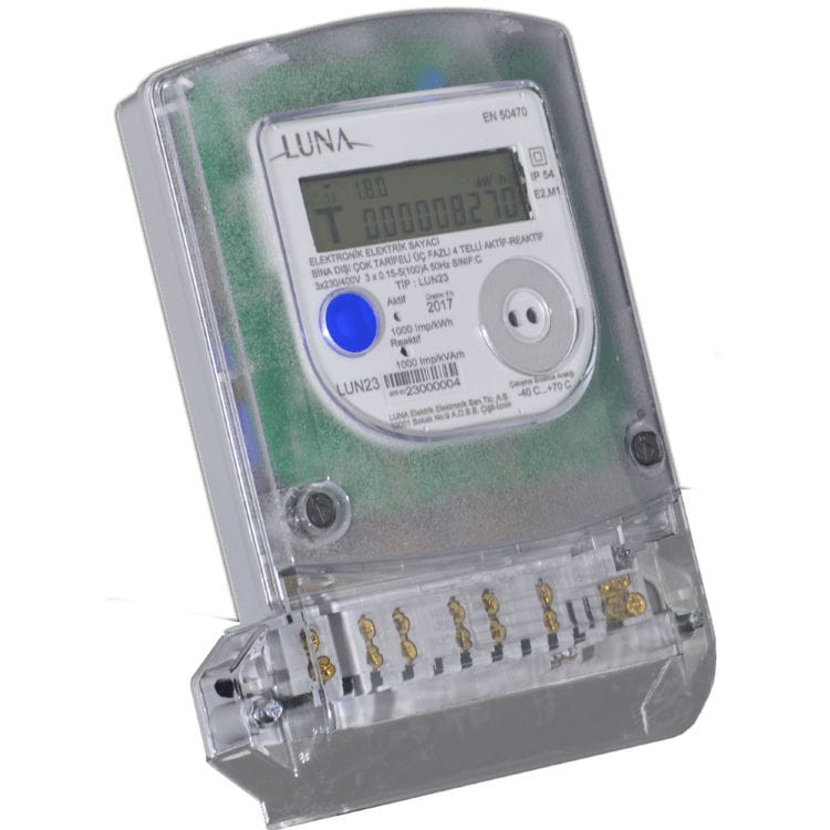 Contatore di energia elettrica trifase - LUN23 - Luna Elektrik - a muro ...