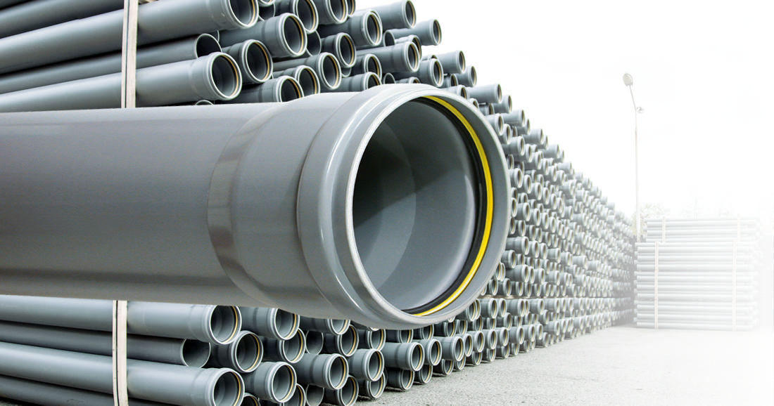 Tubo rigido in PVC - ECO8 series - Stabilplastic SPA - 3 strati / antiurto