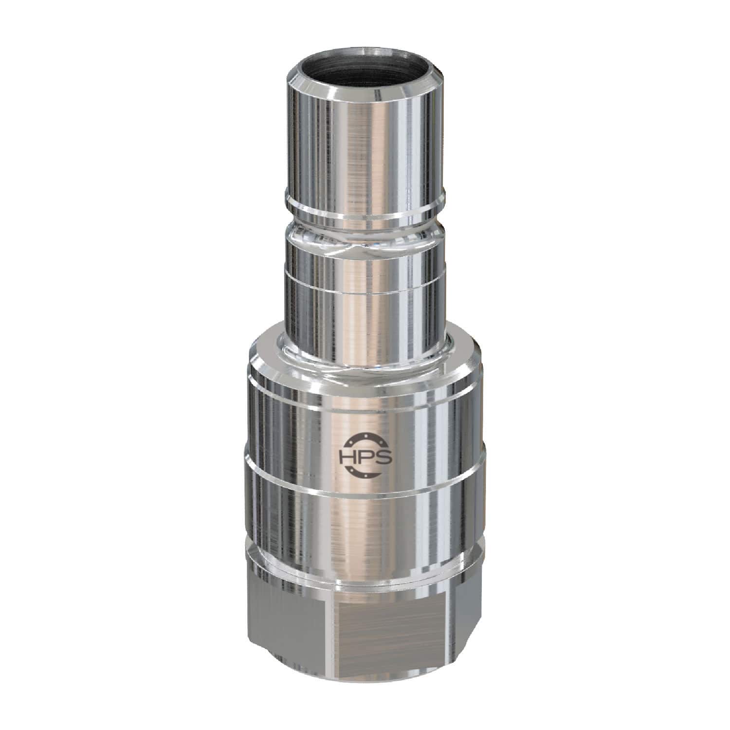 Raccordo femmina - SERIE-E - HPS International - idraulico / filettato / in ottone nichelato