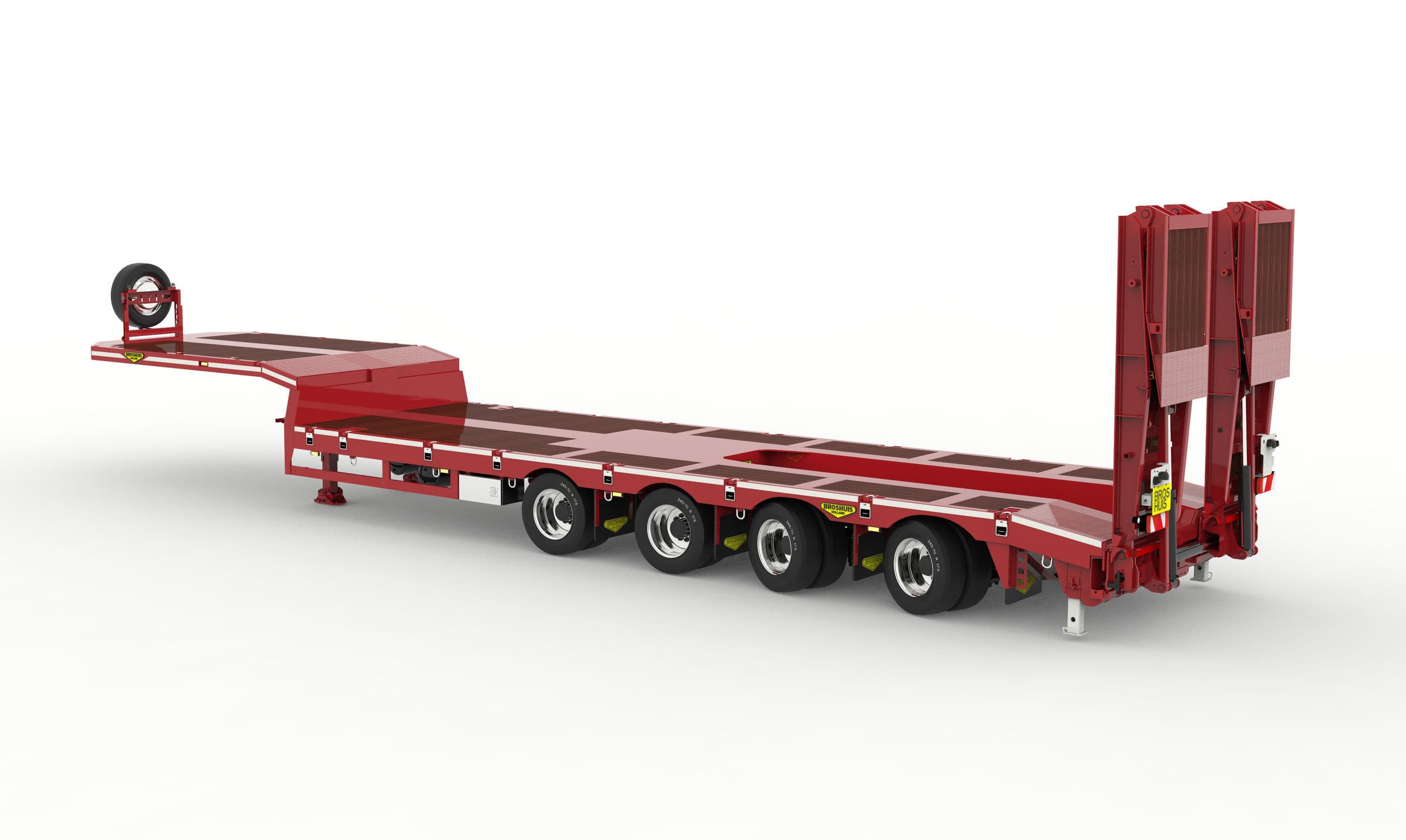 Semirimorchio con sospensione pneumatica - Broshuis BV - autotracciante ...