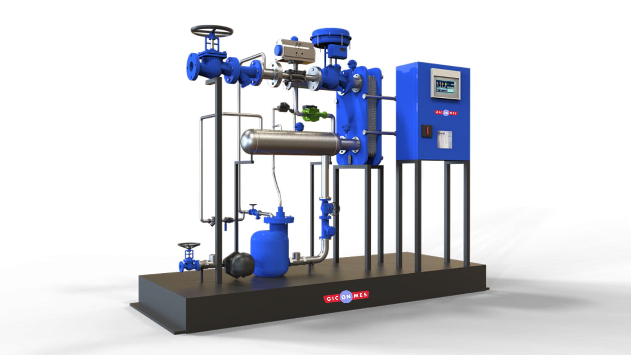 Scaldacqua con scambiatore di calore acqua-vapore - GICONMES IBÉRICA
