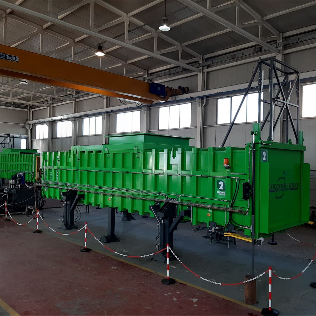 Compattatore per rifiuti misto - TECNO COSTRUZIONI SRL - fisso ...