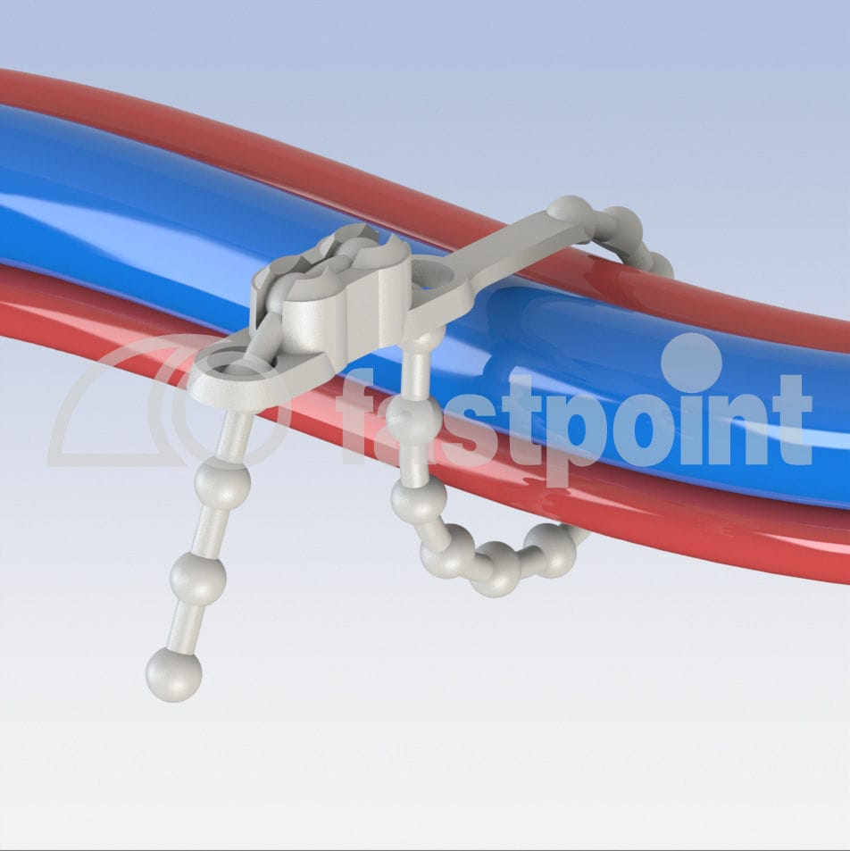 Fascetta stringicavo in plastica - 10726EA00 - Fastpoint Srl - a sfera