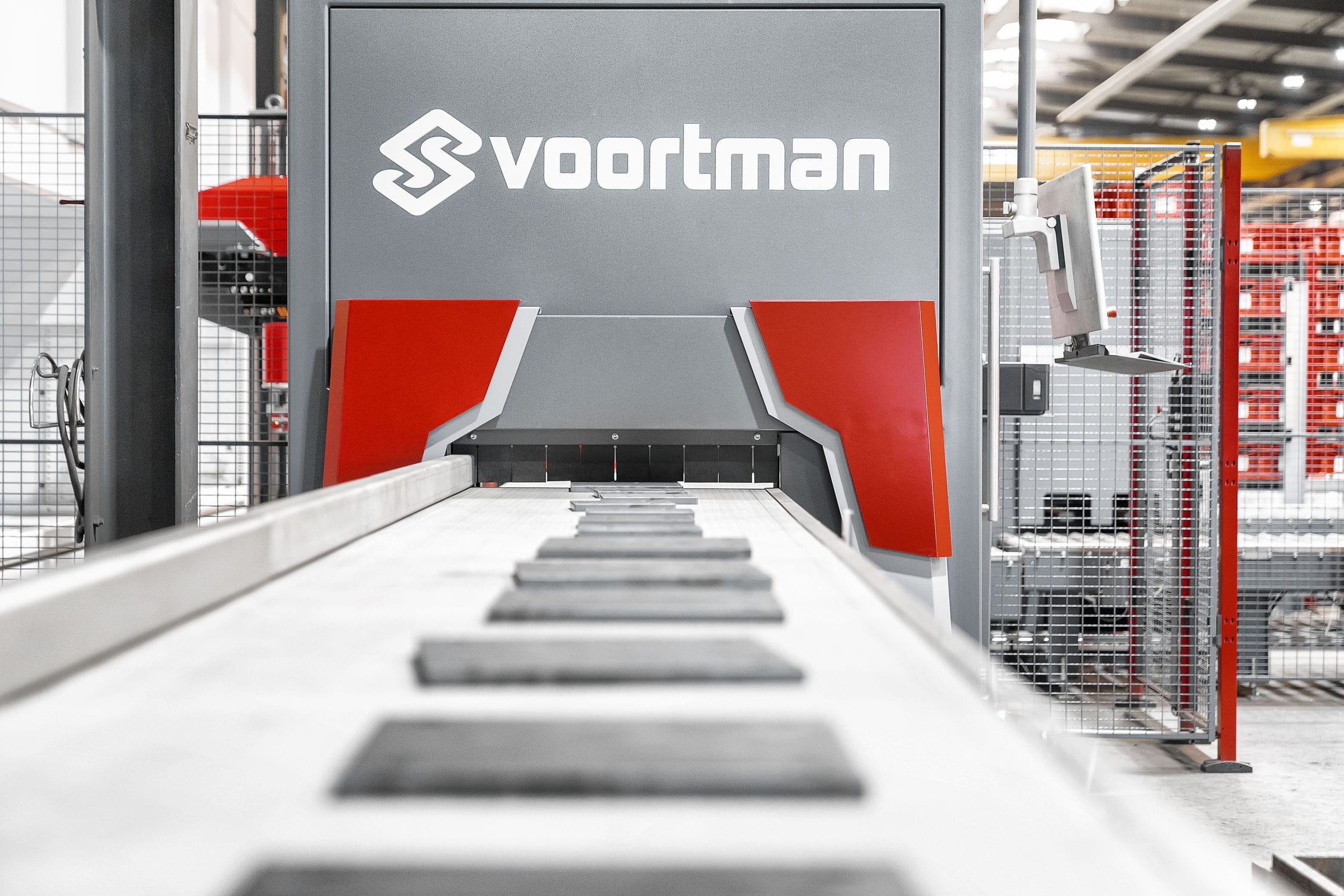 Sistema di smistamento automatico - Voortman Steel Machinery - per lamiera