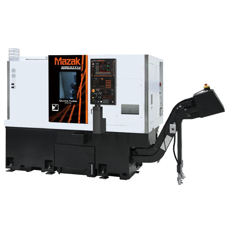 Centro di tornitura CNC - QUICK TURN 100MS - Mazak - 3 assi / a due ...
