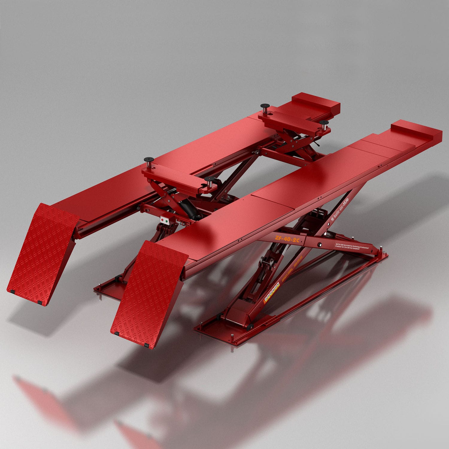 Ponte sollevatore a pantografo - ZF-40-2C - Battle-Axe Auto Electronic ...