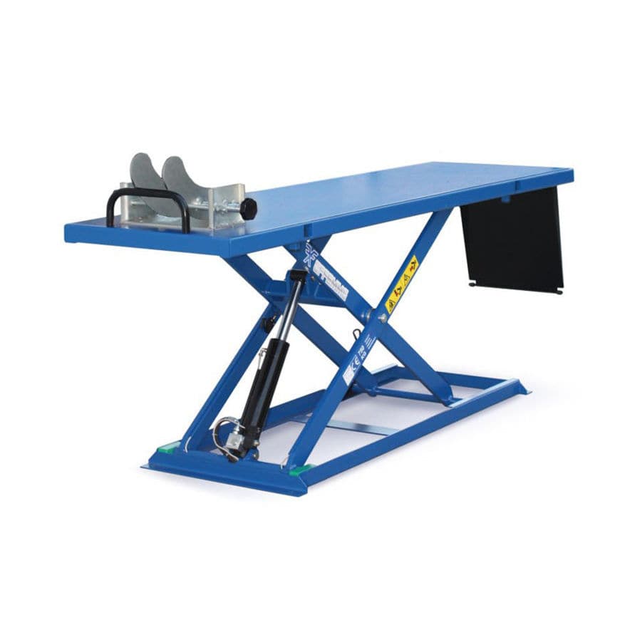 Ponte sollevatore a pantografo - Slim UP075 series - HTC srl - 500 kg / elettroidraulico / 220 V