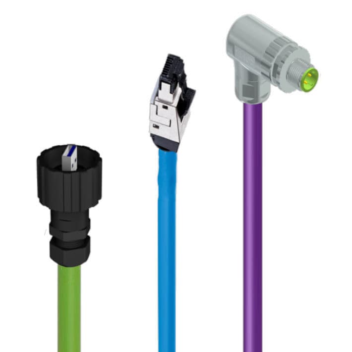 Cavo montato Ethernet - IC AUTOMATION - CAN Bus / ProfiNet / per rete ...