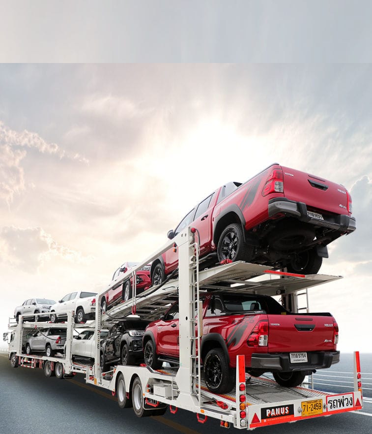 Rimorchio a 2 assi - PF2-FCT1200T - Panus Assembly - trainato / per auto