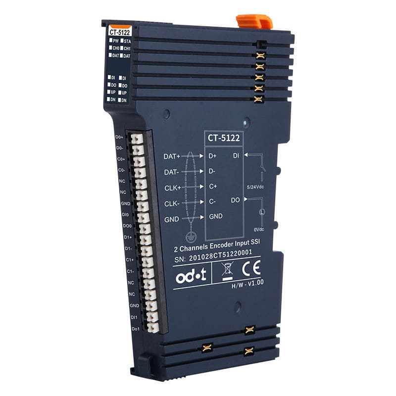 Modulo I/O ingresso SSI - CT-5122 - ODOT Automation - digitale / analogico / Modbus TCP