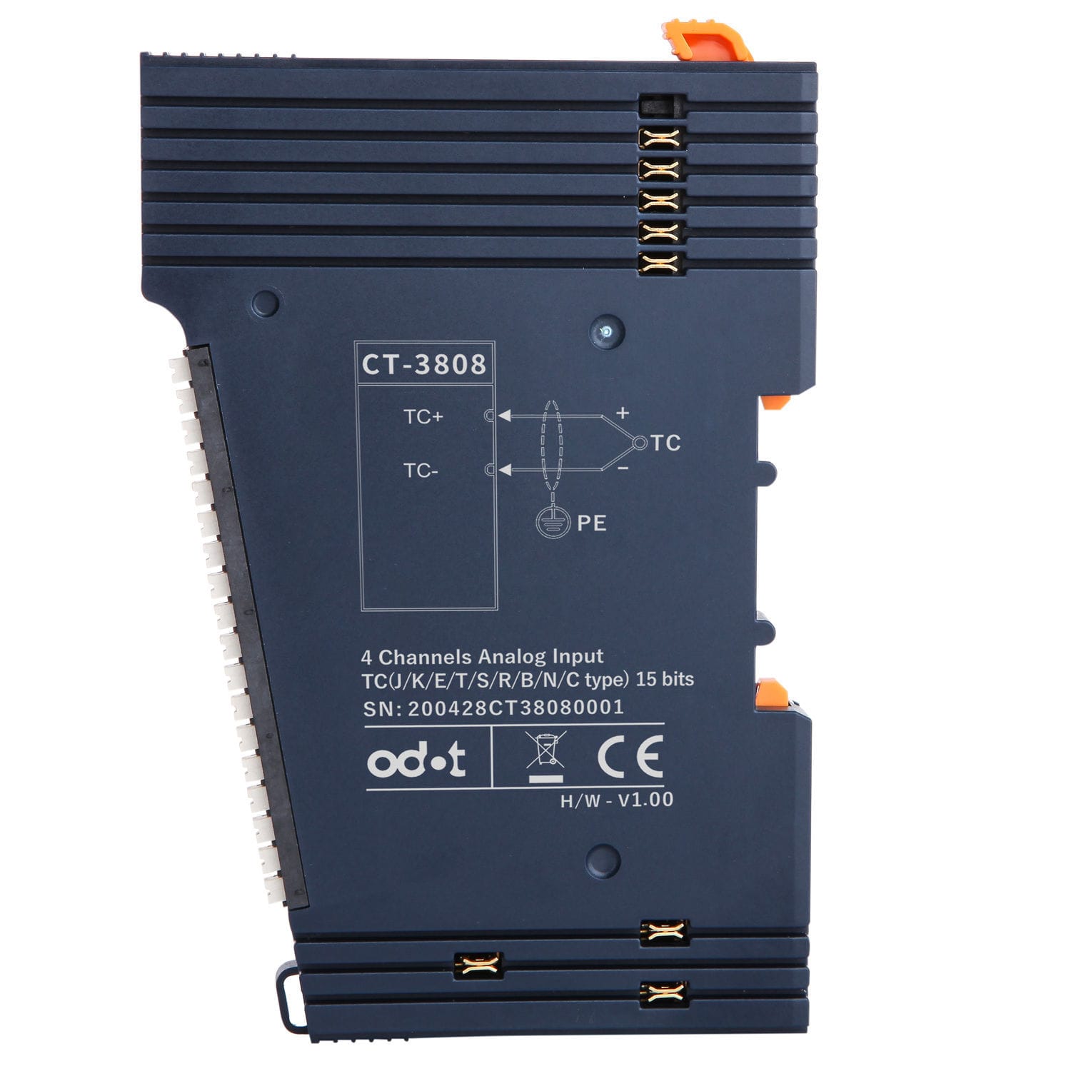 Modulo di ingresso 8 canali - CT-3808 - ODOT Automation - analogico / Modbus RTU / Modbus TCP
