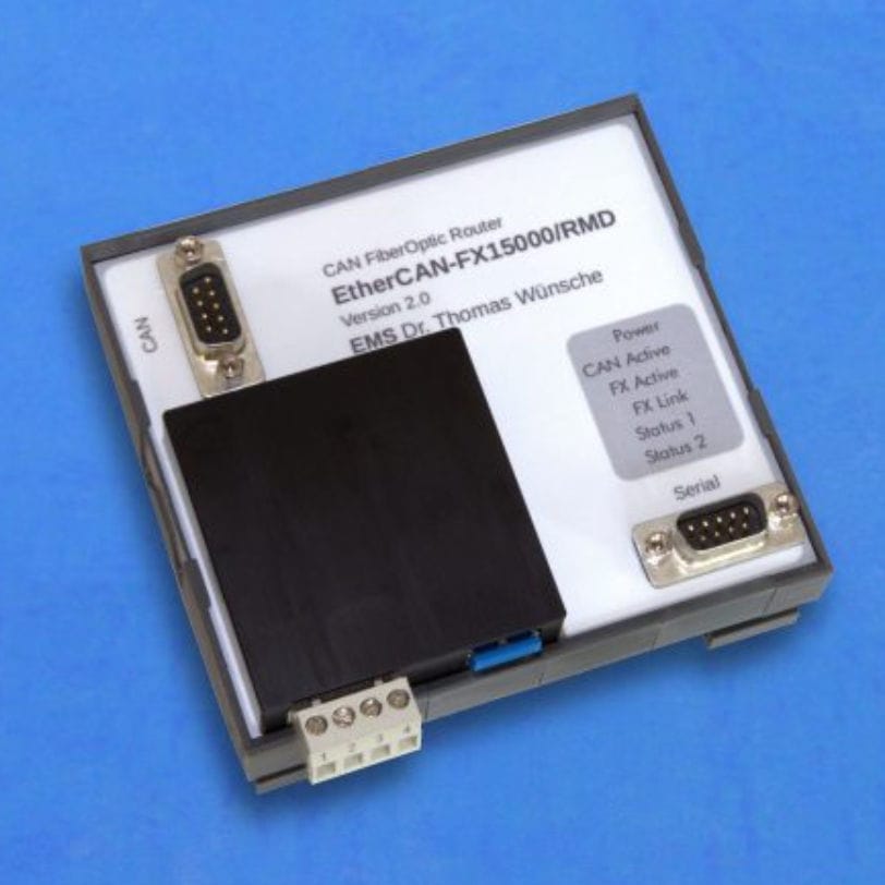 Router CAN - EtherCAN FX series - EMS Dr. Thomas Wünsche e.K. - di dati / RS232 / TCP/IP