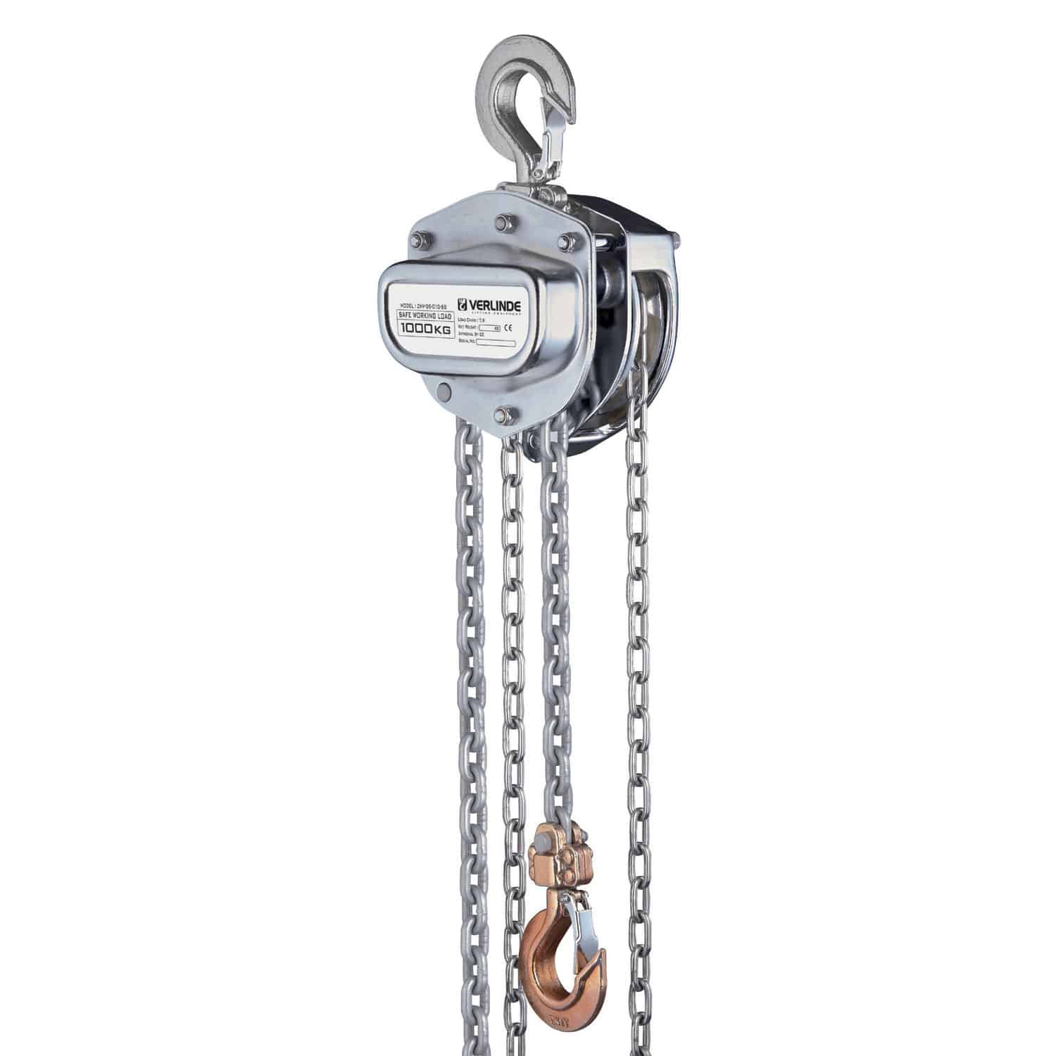 Paranco a catena manuale - ZHV INOX - Hoist UK - compatto / per ...
