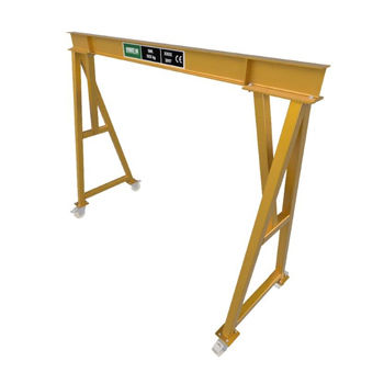 Gru a cavalletto mobile - HUKSG1 - Hoist UK - per officina / in acciaio