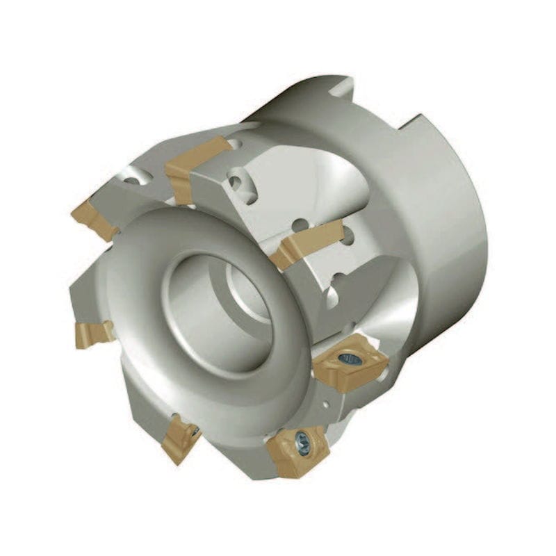 Utensile di fresatura a inserti - HMFU90 AP10 series - Heikenei - a ...