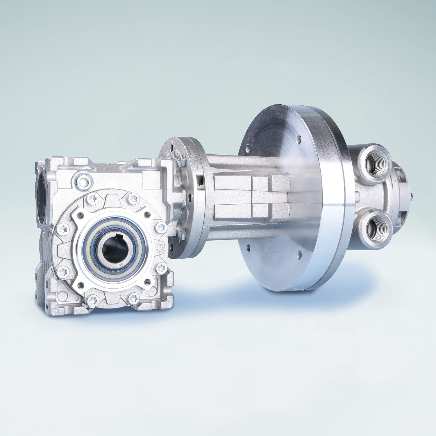 Motore pneumatico con riduttore con vite senza fine - VS4DW63FG7 ...